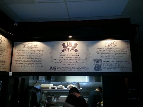 The Pub Chip Shop Menu Boards | Brandy Peightal Portfolio